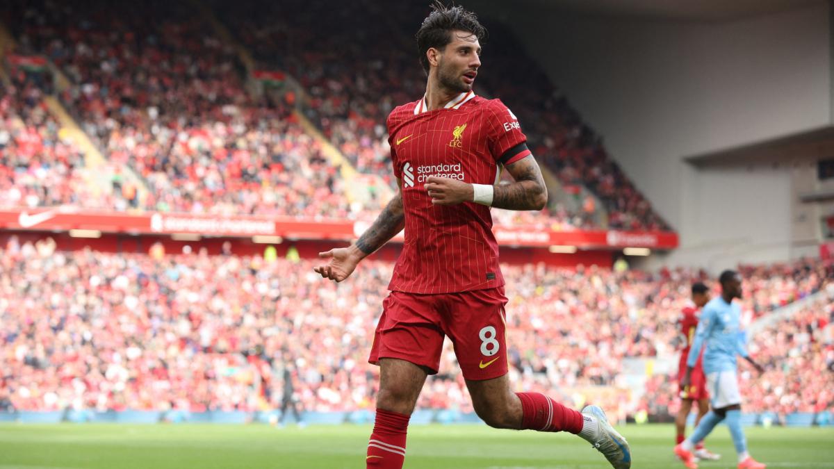 Liverpool: the sensational free kick of Dominik Szoboszlai against Arsenal